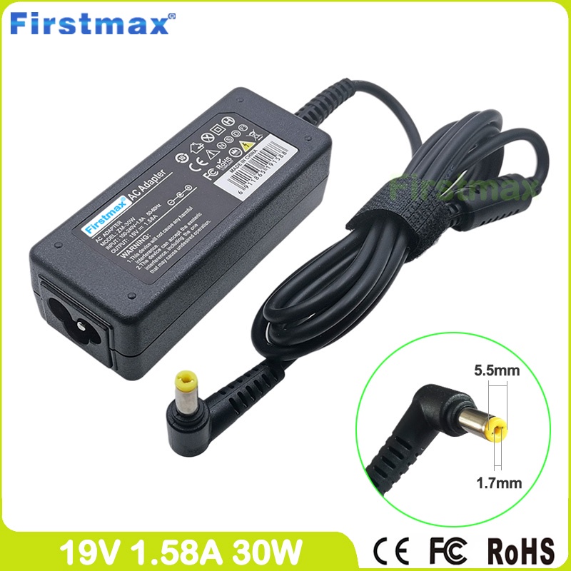 Laptop Power Adapter 19v 1.58a For Dell 30w Charger Inspiron Mini 1090 ...