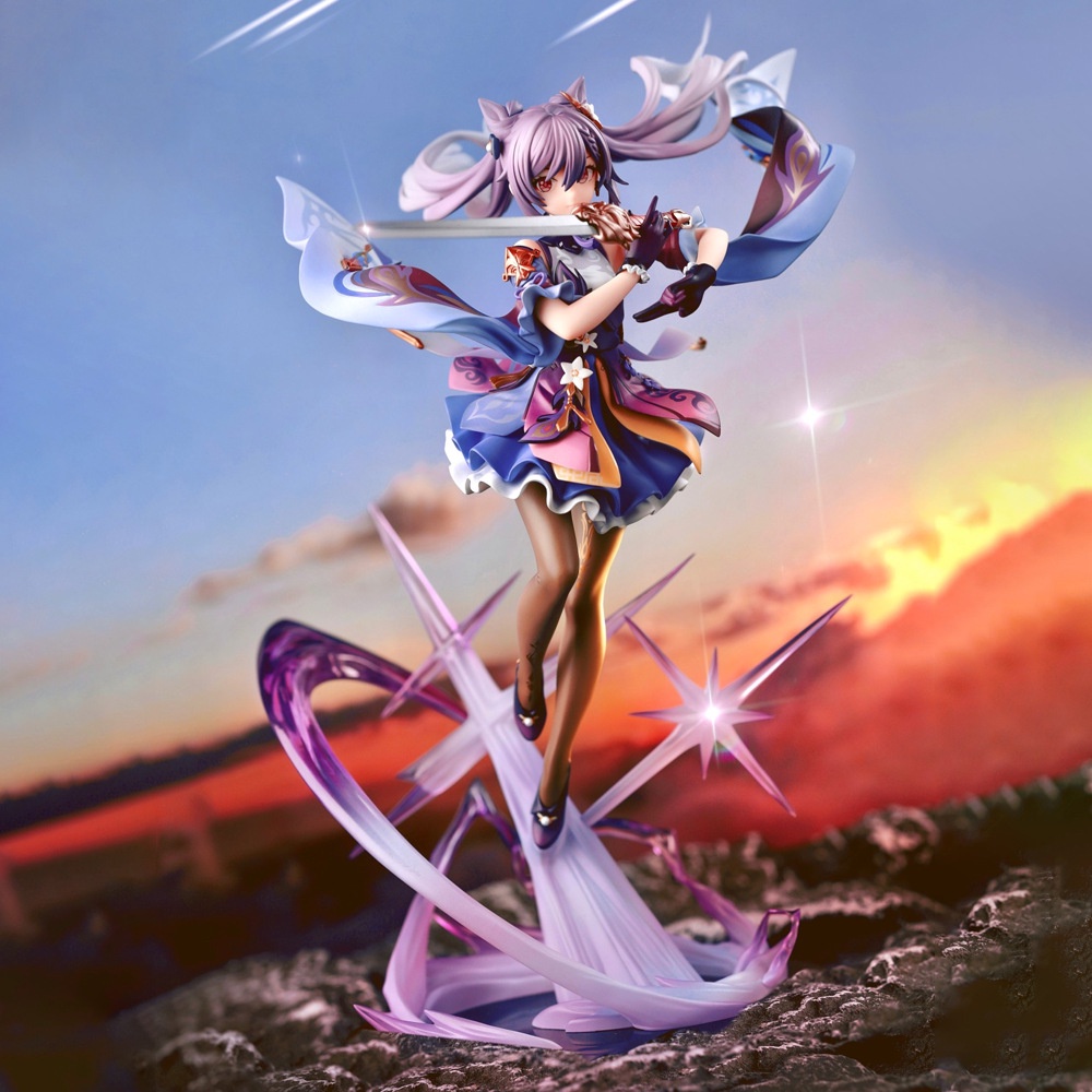 Anime Genshin Impact 1/6 Keqing Game Girls Figurine Pvc Action Figure ...