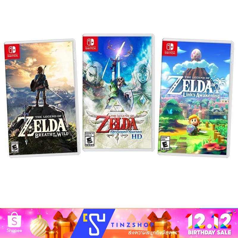 Nintendo Switch 3 Games Collection of Zelda เซลด้า 3 ภาค ที่เกมเมอร์ทุก ...