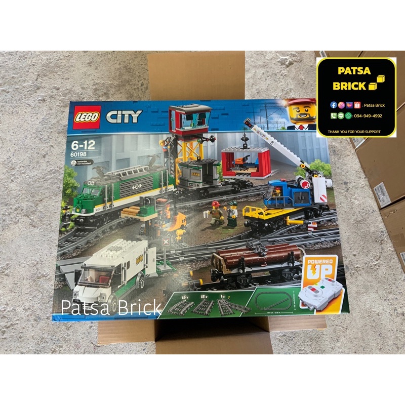 Lego 60198 Cargo Train (Retired Set) (Hard To Find) | Shopee Thailand