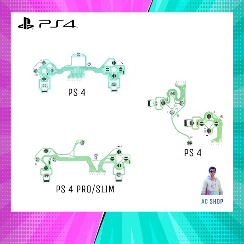 แผงวงจรจอย Dualshock 4 สินค้าคุณภาพดี จัดส่งภายใน 24 hr เหมาะสําหรับจอย ...