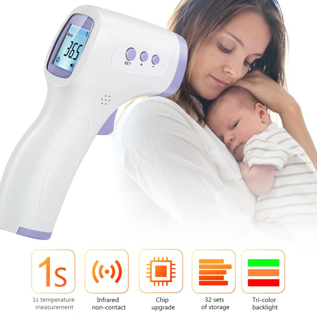 Handheld Digital Infrared Body Thermometer Non Contact Laser ...