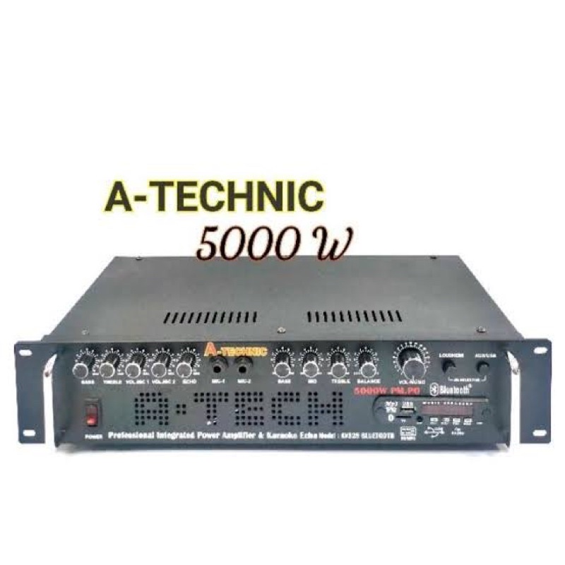 แอมป์ขยายเสียง A-TECHNIC รุ่น AV328 USB BLUETOOTH | Shopee Thailand