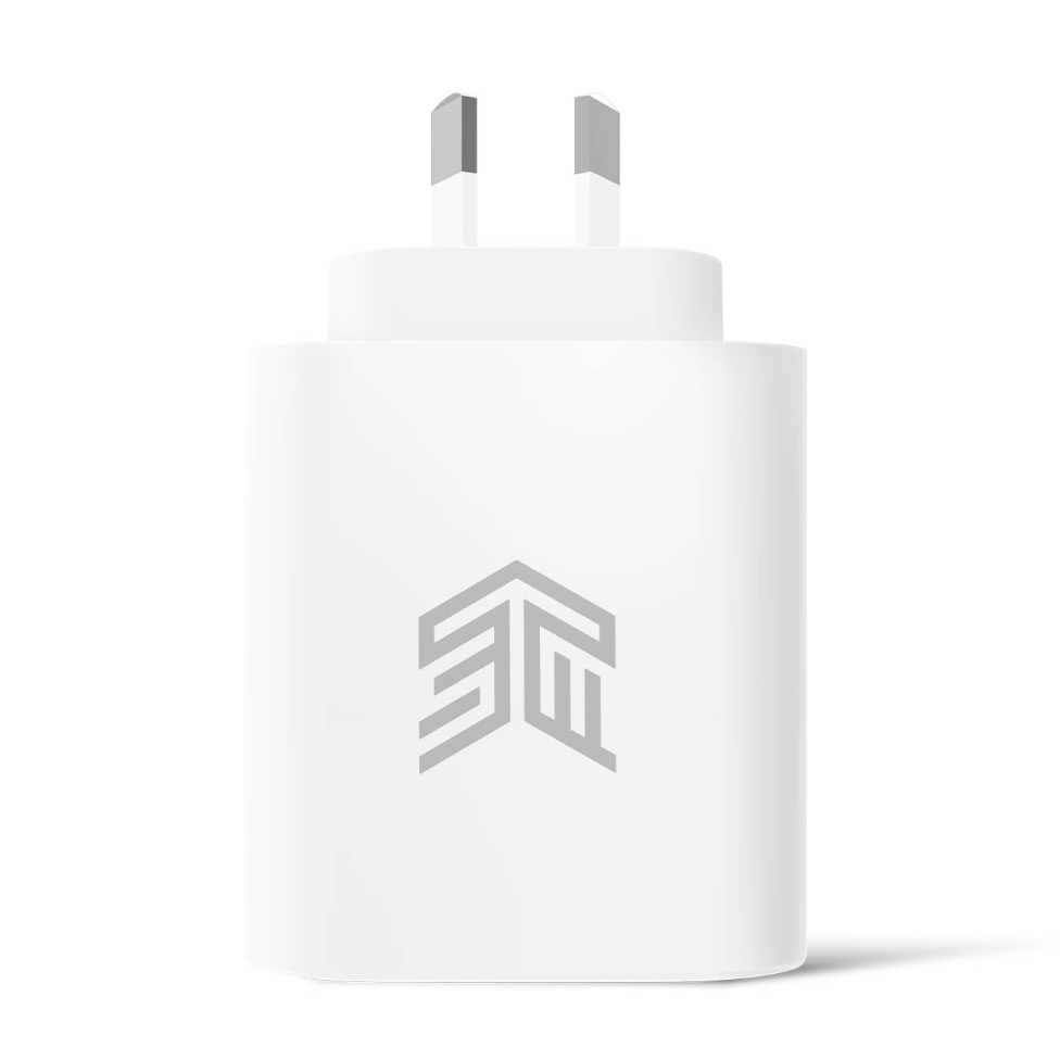 STM - 65W Dual Port (USB-C & USB-A) Power Adapter (US plug) (STM Goods ...