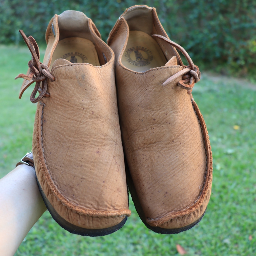 ส่งฟรี 7.5Uk41 Clarks Lugger Shoes 70s originals - benzls - ThaiPick