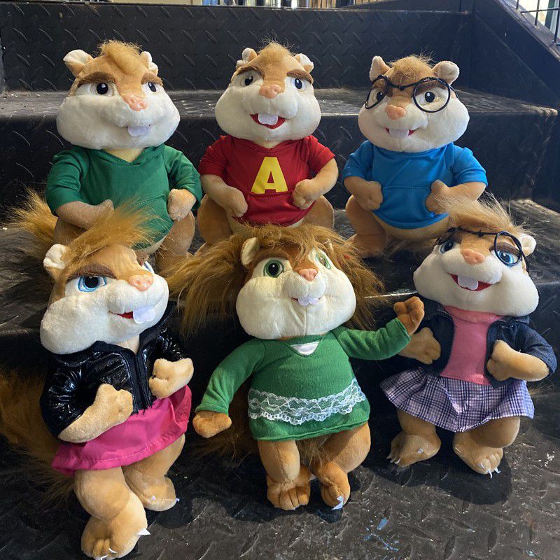Alvin And The Chipmunks Theodore Simon Plush Soft Stuffed Animal Doll ...