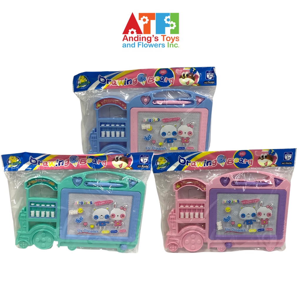 Toddler Games Wooden Abacus For Kids Math - Double-Sided Blackboard ...