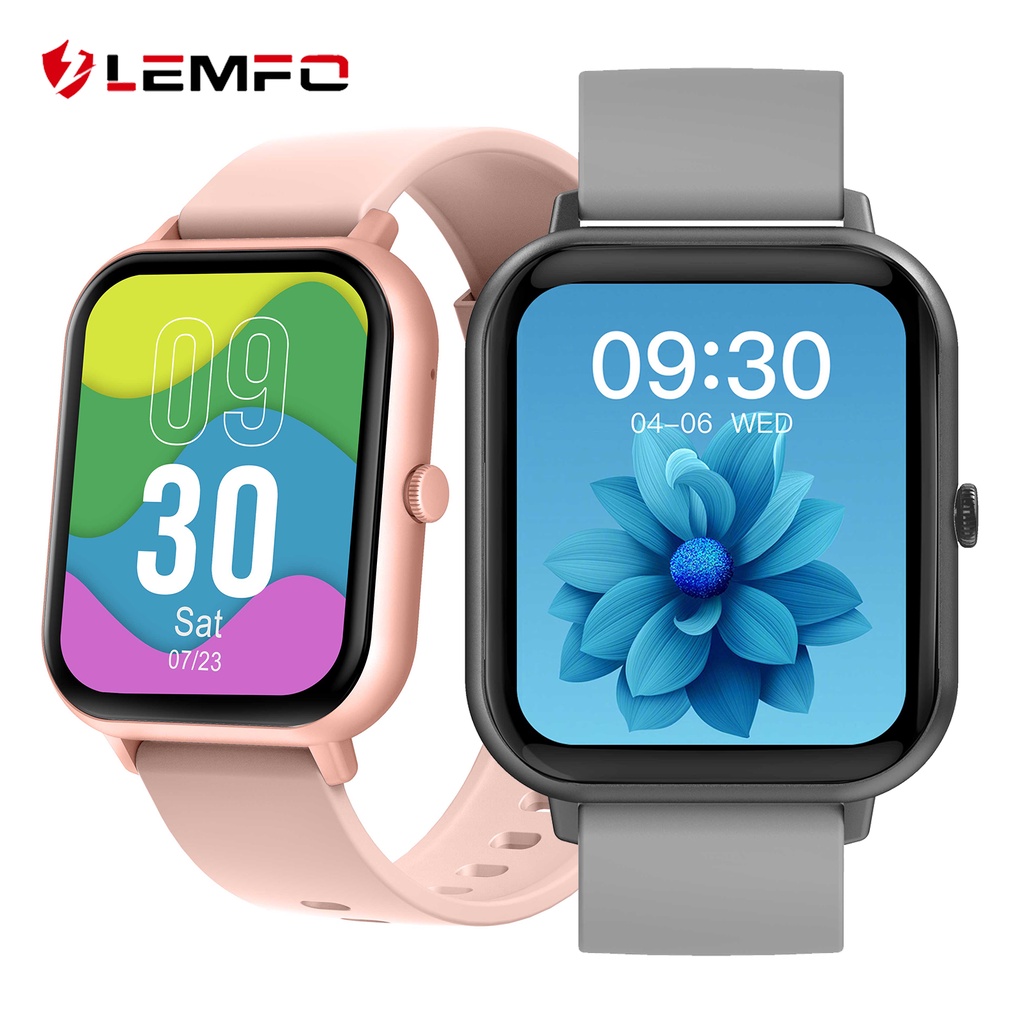 LEMFO Smartwatch Men Women Bluetooth Call Sports Modes Custom Watch ...