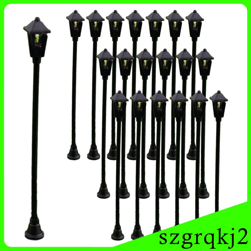 ♥ [Szgrqkj2] 20x 1/100 Miniature Street Light Model Dollhouse ...
