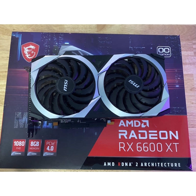 MSI RX 6600XT 8GB ประกันไทยยาว การ์ดจอมือสอง | Shopee Thailand