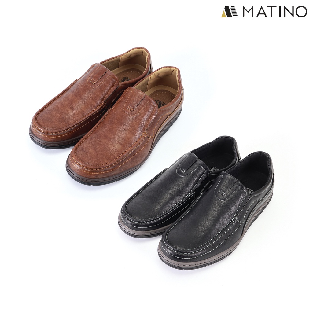 MATINO SHOES รองเท้าหนังชาย รุ่น MCS 7808 -BLACKBROWN - matinoshoes ...