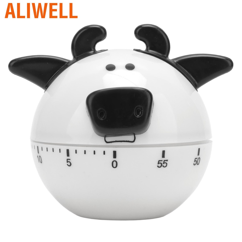 Aliwell Cute Mechanical Timers 60 Minutes Funny Innovative Calf Cooking ...