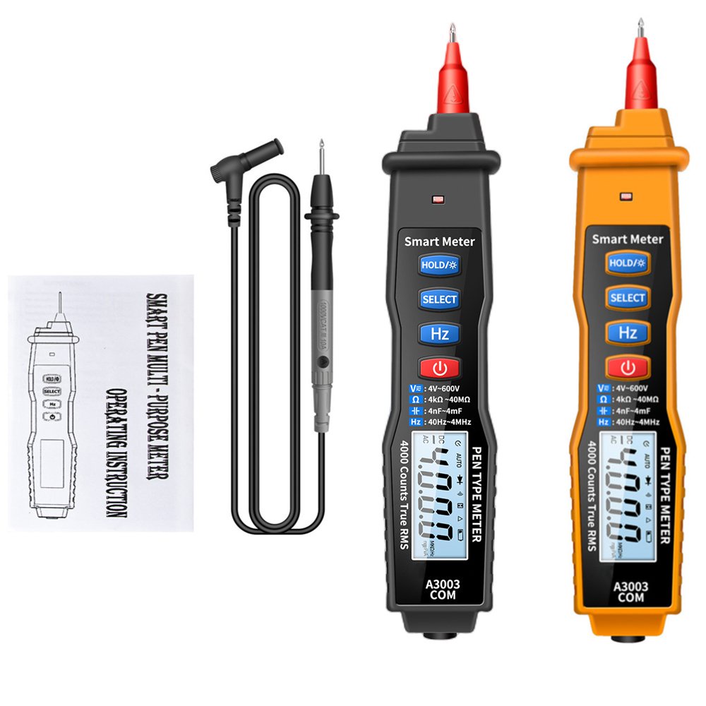 A3003 Digital Multimeter Pen Type Meter 4000 Counts with Non Contact AC ...