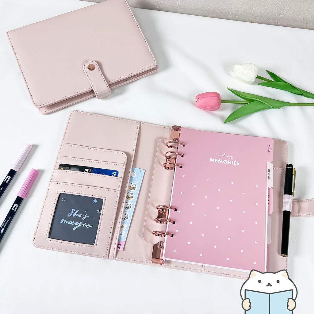 เซ็ต แพลนเนอร์ Latte Agenda A5 ️ Bujo Planner Set Diary Notebook ...