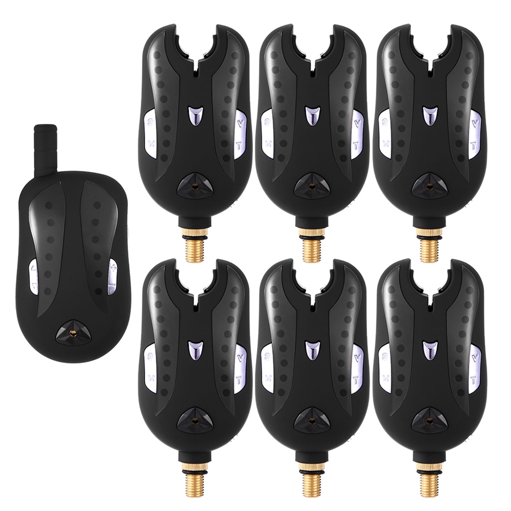 Lixada Wireless Digital Fishing Alarm Fishing Bite Alarms Set Fishing ...