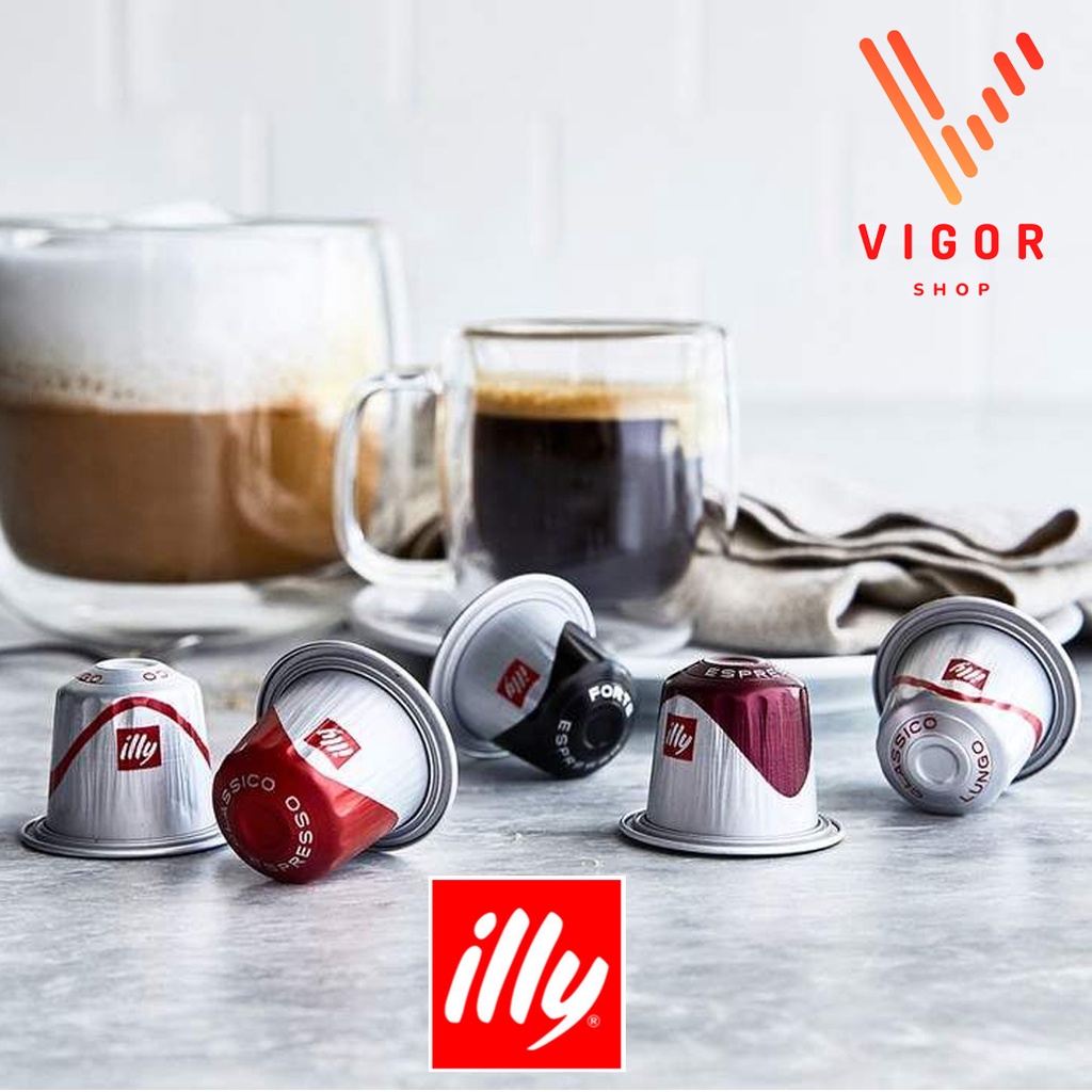illy Nespresso Capsule อิลลี่ เนสเพรสโซ่ กาแฟแคปซูล ของแท้ (10 แคปซูลกล่อง) - vigorshop1 - ThaiPick