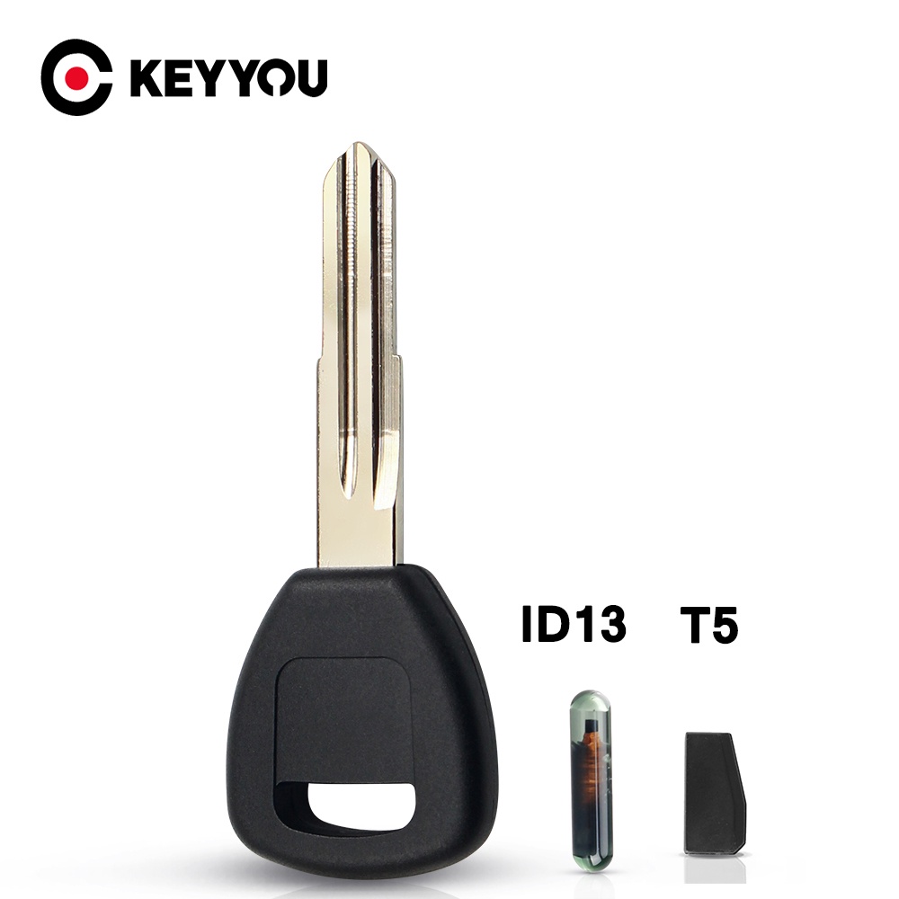 KEYYOU For Honda Accord Civic Insight Odyssey Prelude S2000 Transponder Key ID13 T5 Chip Shell ...