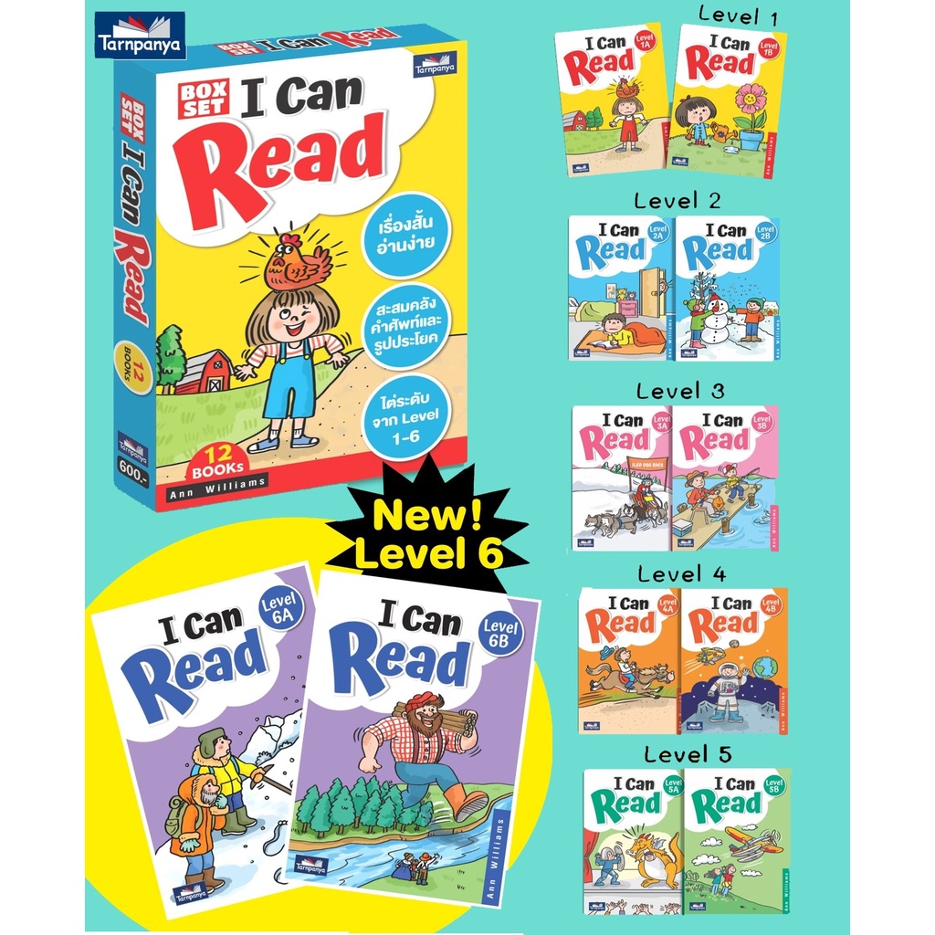 หนังสือหัดอ่านชุด I Can Read 12 เล่ม - kids.zone - ThaiPick