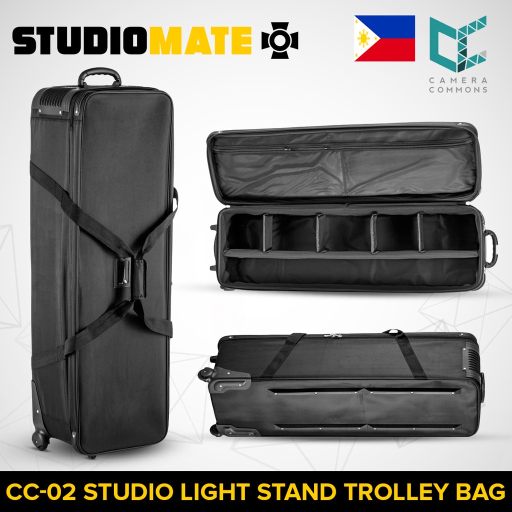 STUDIOMATE CC02 Studio Trolley Light Stand and Tripod Carrying Bag with ...