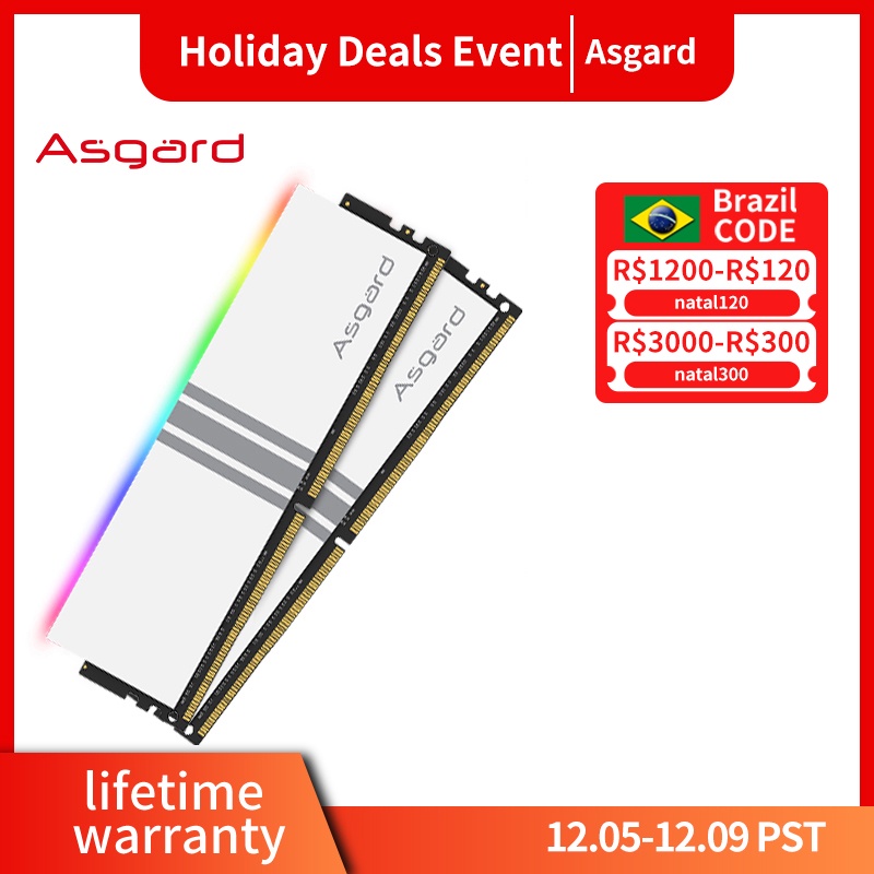 Asgard Valkyrie V5 Series DDR4 RAM PC Memory 8GBx2 3200MHz 3600MHz RGB ...