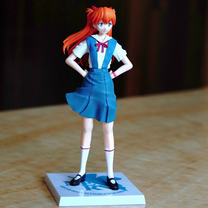 NEON GENESIS EVANGELION ASUKA FIGURE SCHOOL UNIFORM | Shopee Thailand