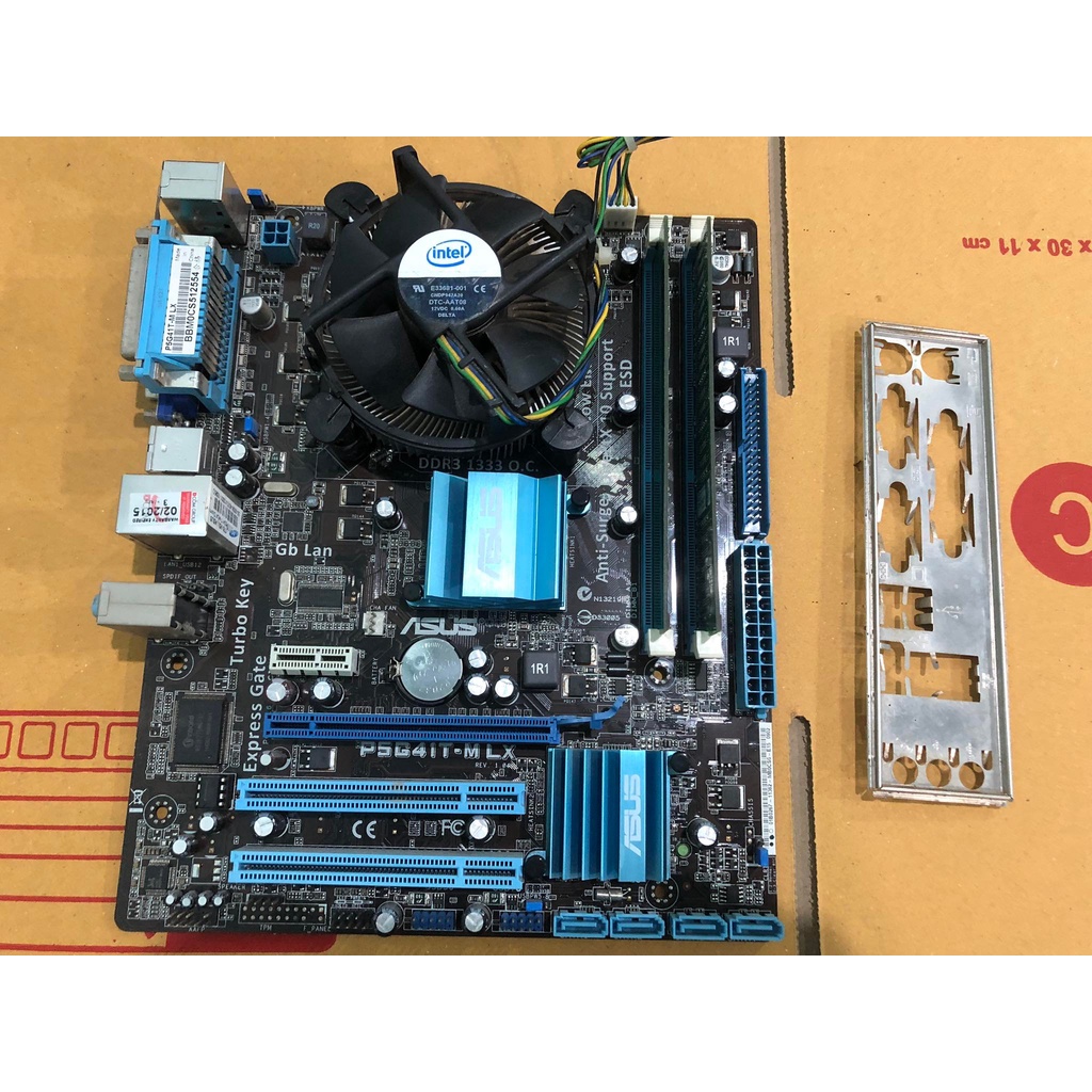 Mainboard Asus LGA775 + CPU Core2 Duo E8400 + RamDDR3 4 GB | Shopee ...