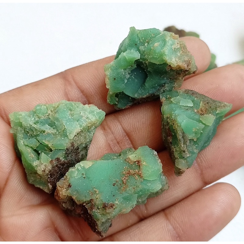 1 Pc Genuine Chrysoprase Stone Rough Stone / Top High Quality Rough ...