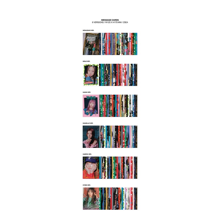 (Message Card ver) NewJeans - 1st Single Album OMG New Jeans - sixtrade ...