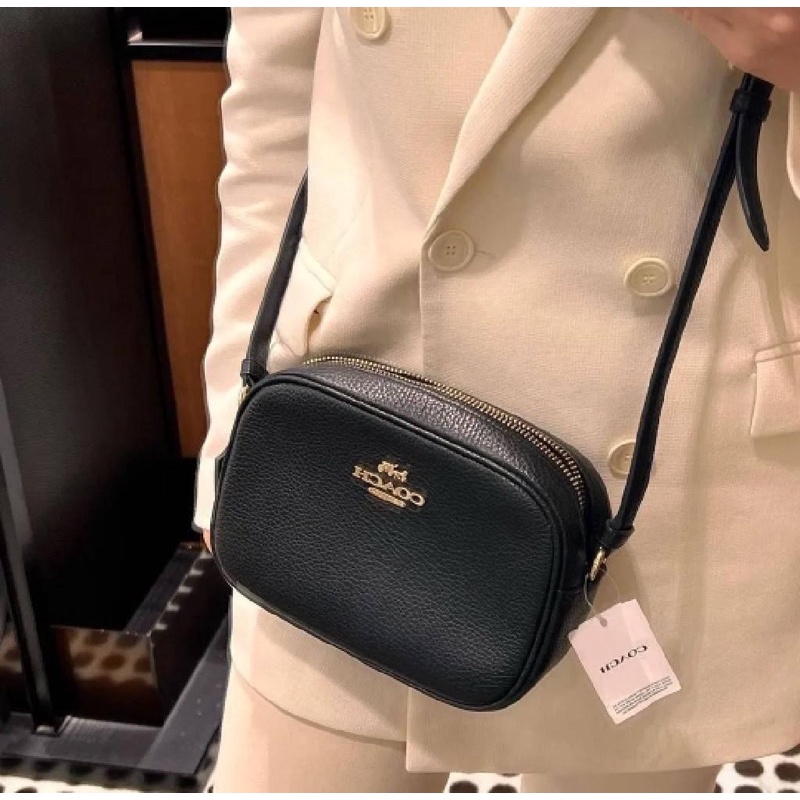 พร้อมส่ง แท้ New Coach Mini Jamie Camera Bag (CA069) GoldBlack ...
