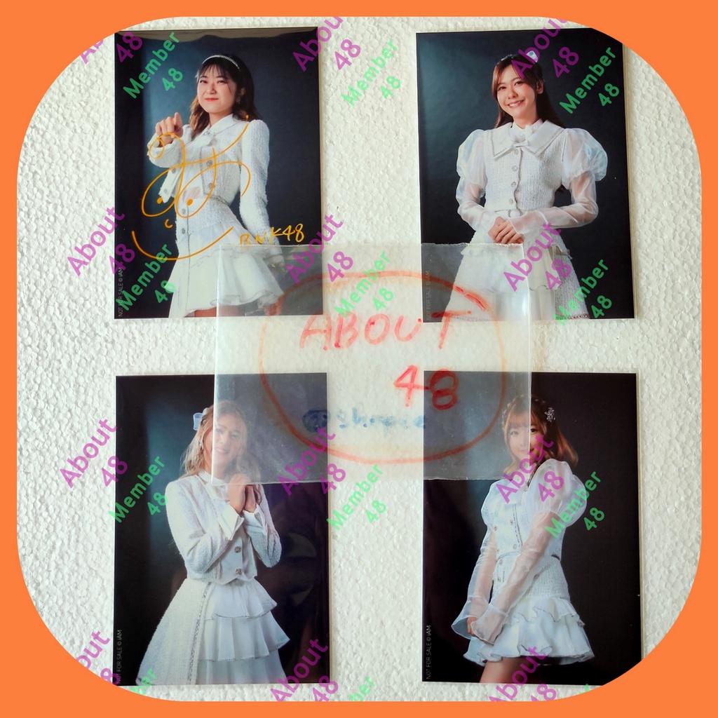 รูปพิเศษ บัตรงาน 1st Generation Concert BNK48 มิโอริ ลายเซ็นพิมพ์ สีทอง ...