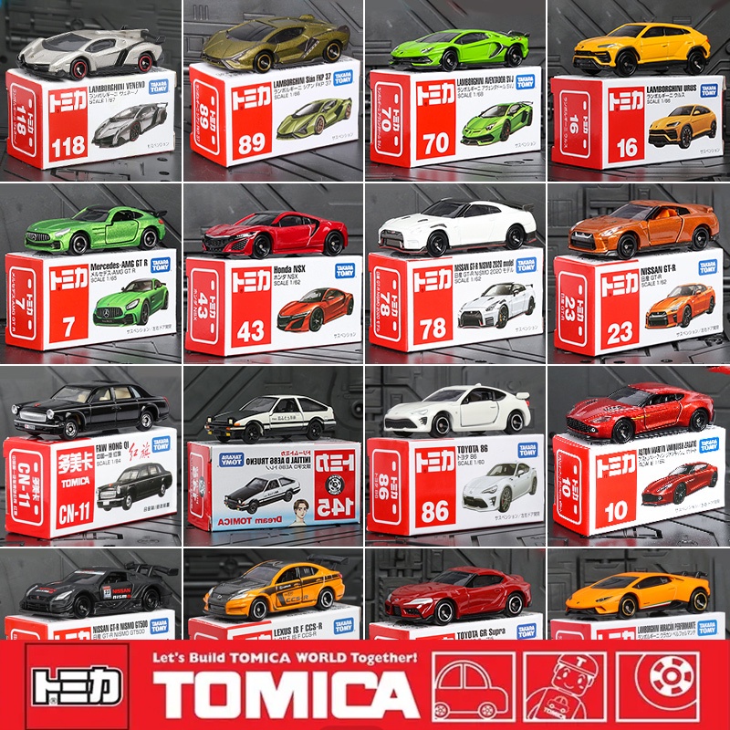 โมเดลรถ Takara Tomy Tomica 1/64 Mini Diecast Alloy Model Car Toys Metal Sports Vehicles Various ...