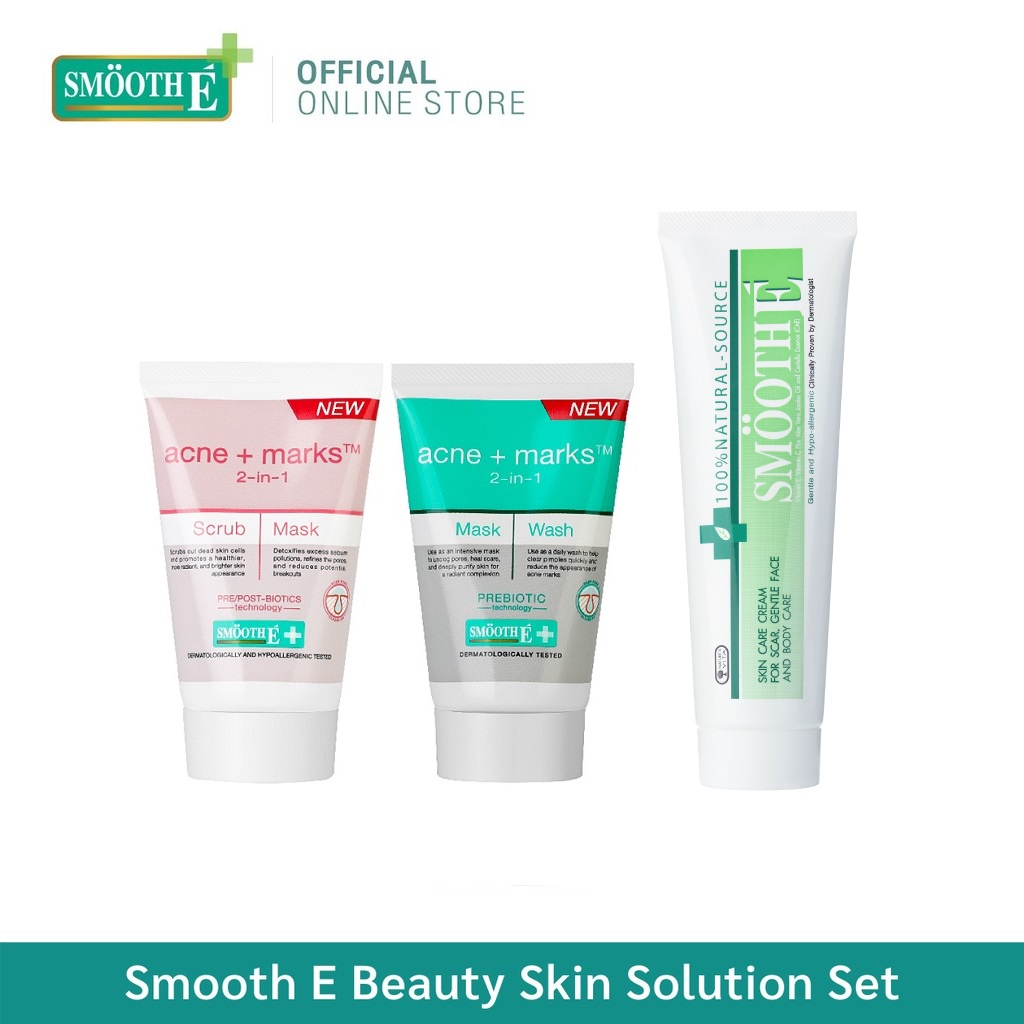 Smooth E Beauty Skin Solution Set เซ็ตบำรุงผิว เพื่อผิวสวยกระจ่างใส ลด ...