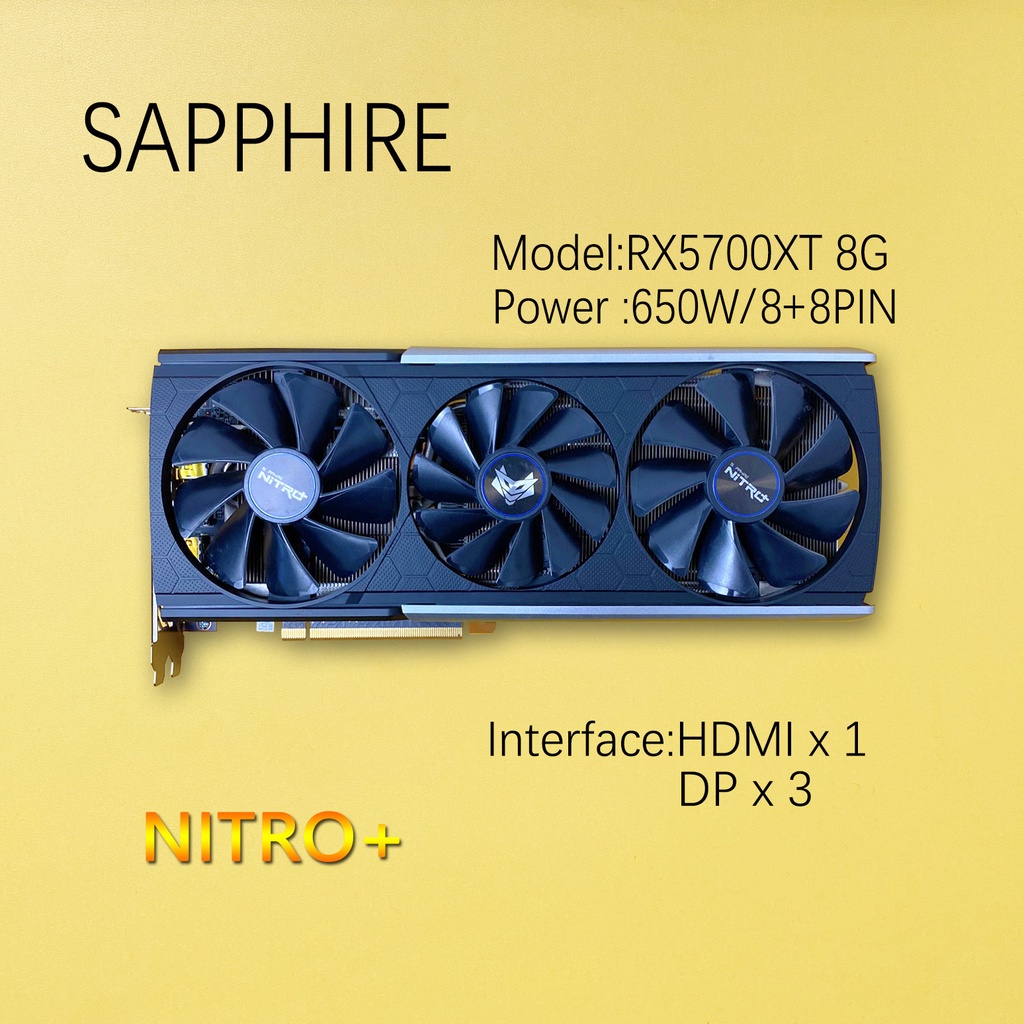 SAPPHIRE Graphics Cards RX5500XT 5600XT RX5700 5700XT Nitro RXVega56 ...