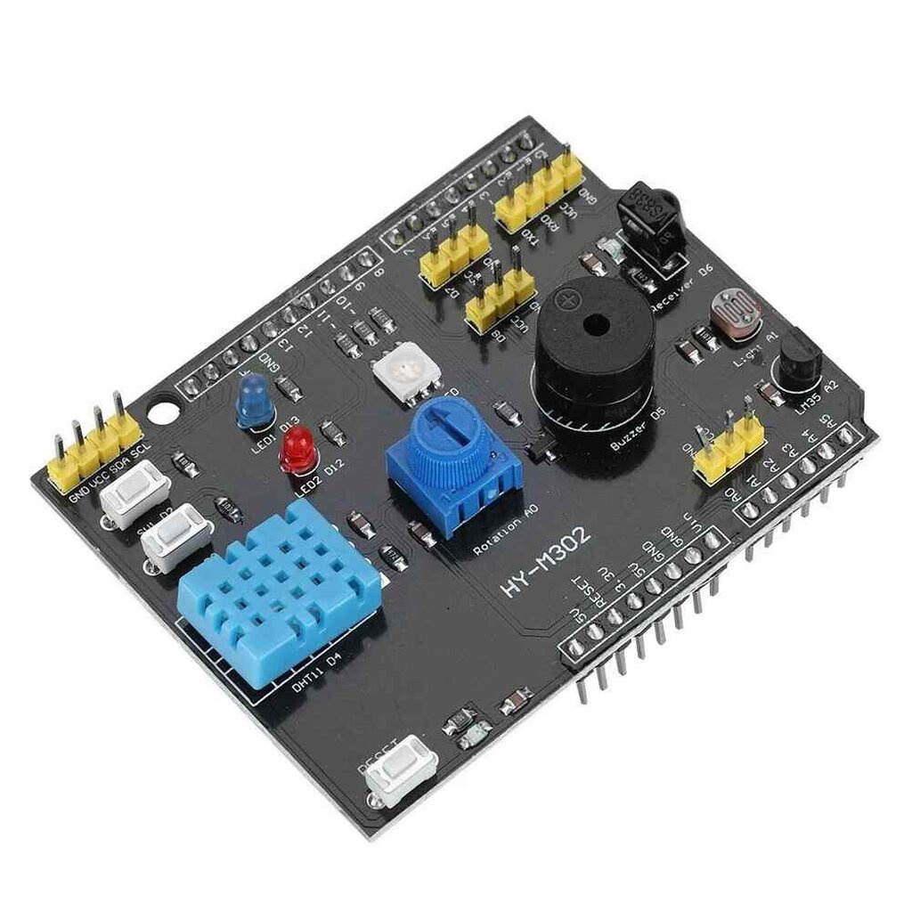 Arduino Easy Module Shield บอร์ดอเนกประสงค์ รวมเซนเซอร์พื้นฐาน สำหรับ Arduino Uno Shopee Thailand