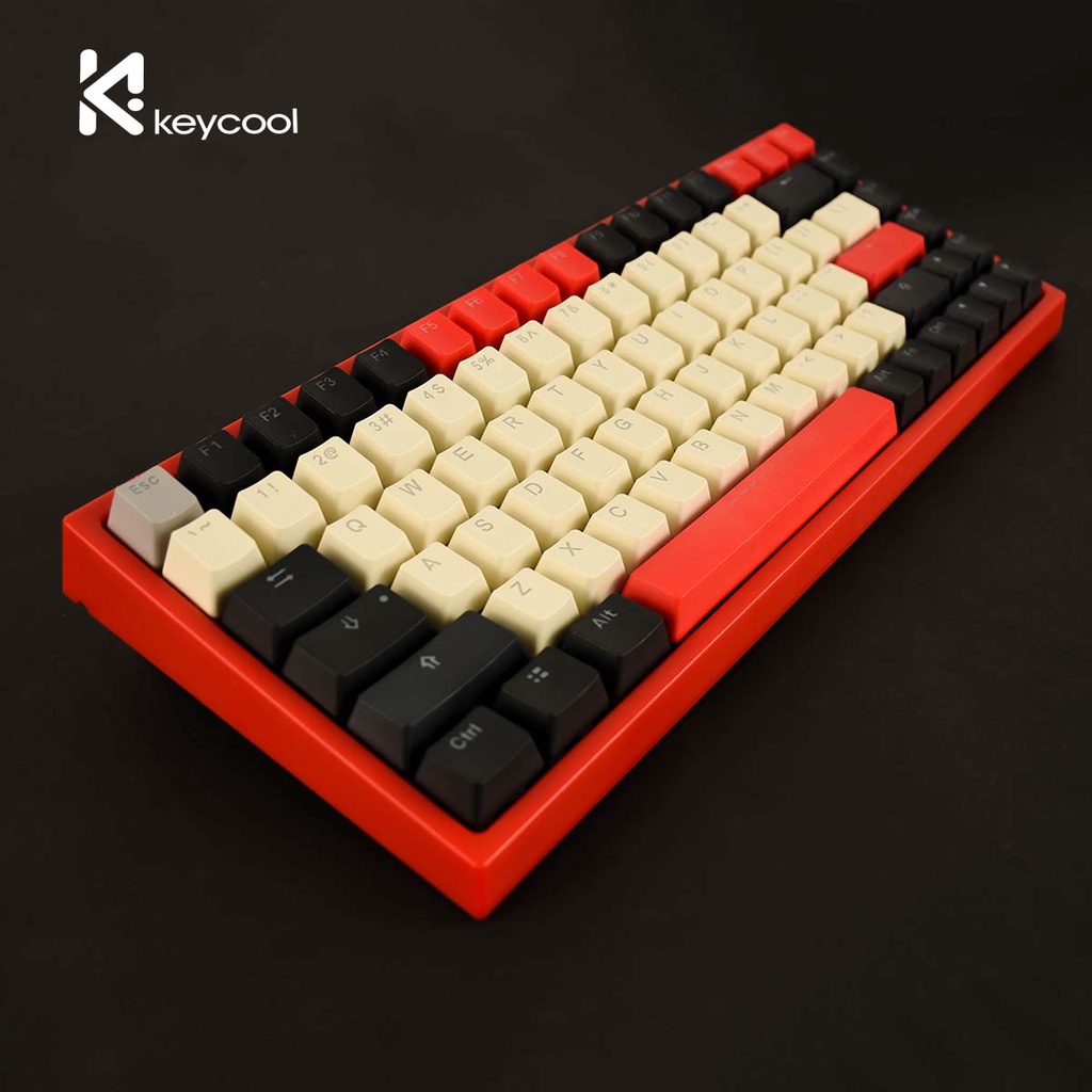 Keycool KC84 RGB คีย์บอร์ดเกมมิ่ง มีไฟ Red switch Brown switch 84ปุ่ม ...