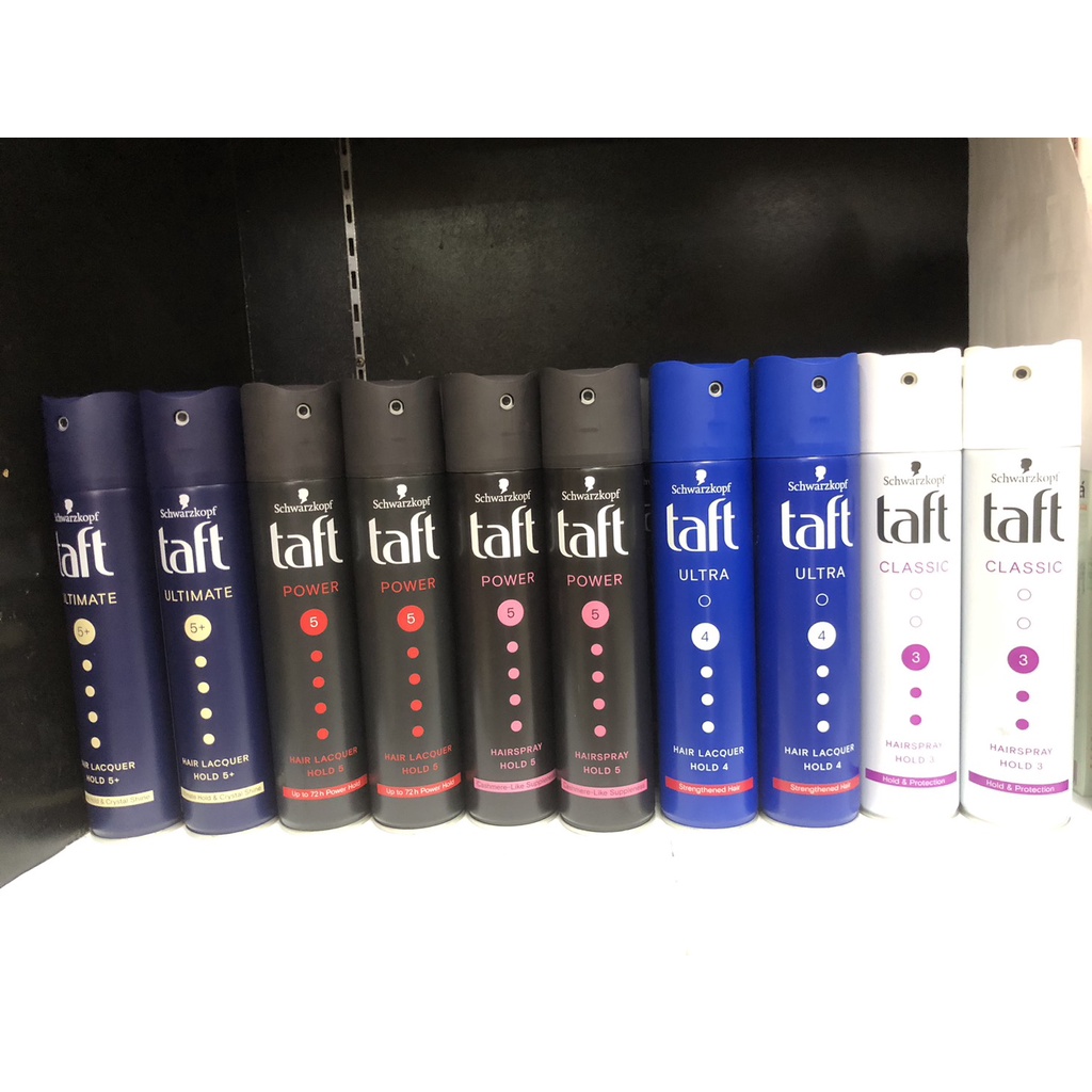 Schwarzkopf Taft Hair Spray 250 ml. ชวาร์สคอฟ ทัฟท์ แฮร์ สเปรย์ สเปรย์ ...