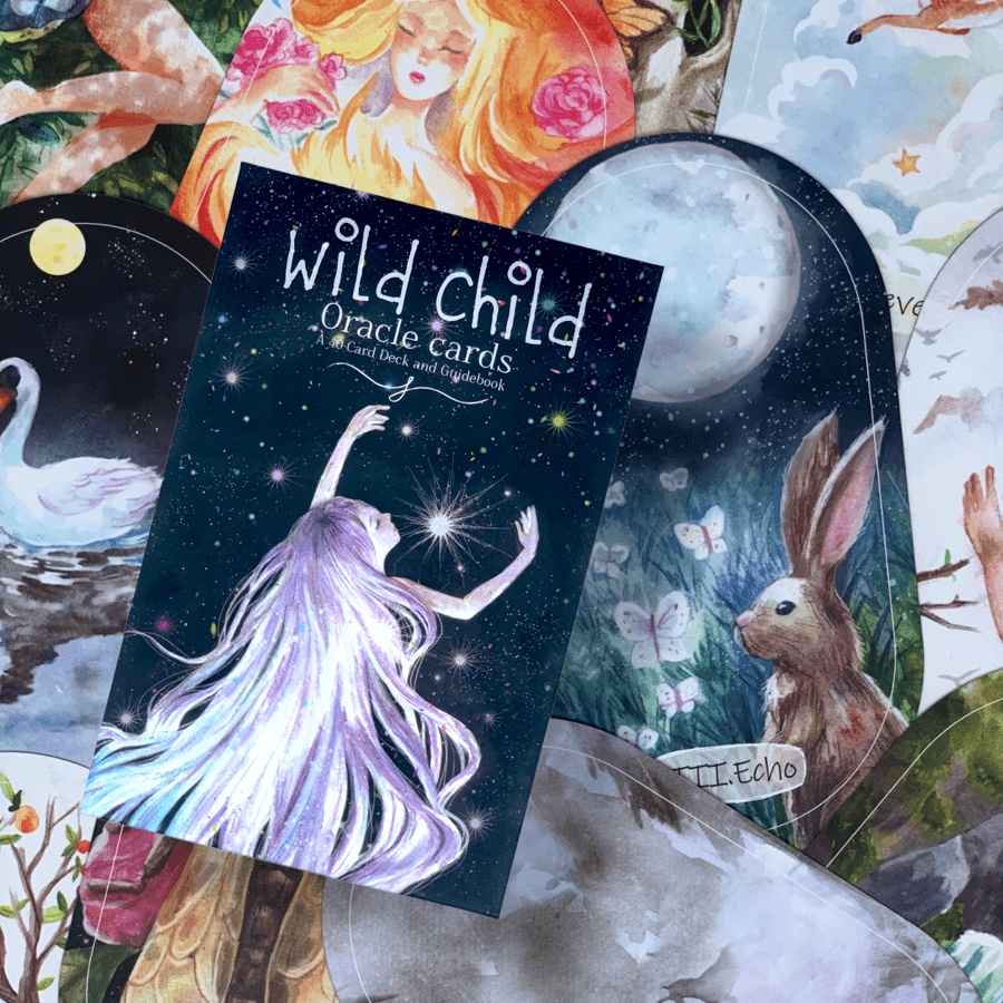 Wild Child Oracle การตูน สไตล์ญี่ปุ่น ไพ่ออราเคิล ไพ่ทาโรต์ ไพ่ทาโร่ ...