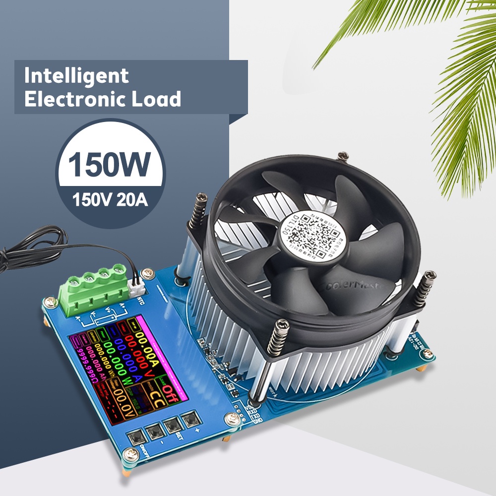 150W Digital Battery Capacity Tester Voltmeter Adjustable Constant ...