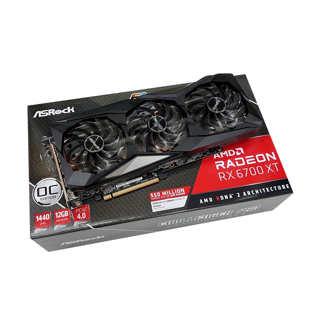 AMD Radeon RX 6700 XT Challenger Pro 12GB OC มือสองประกันไทย - beat8575 ...