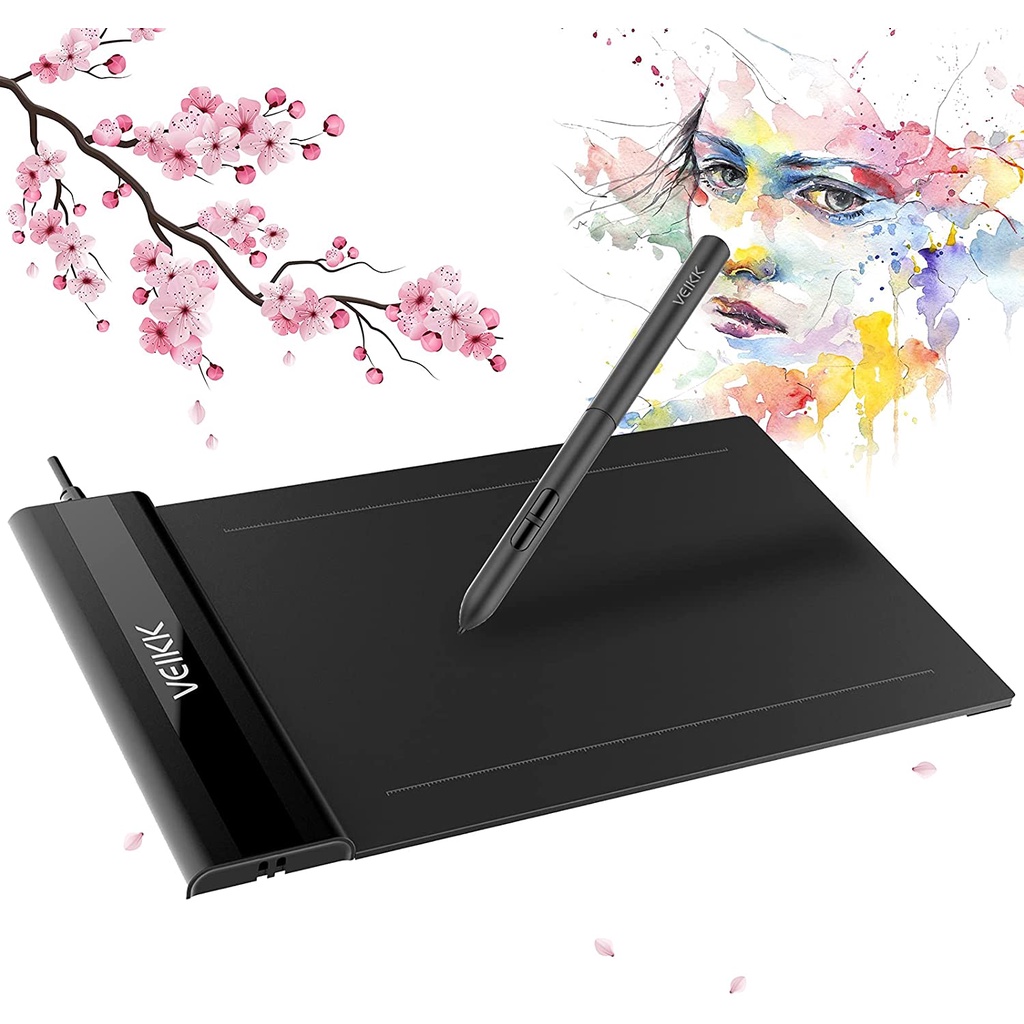 VEIKK S640 Drawing Graphic Tablet with 8192 Levels Battery-Free ...