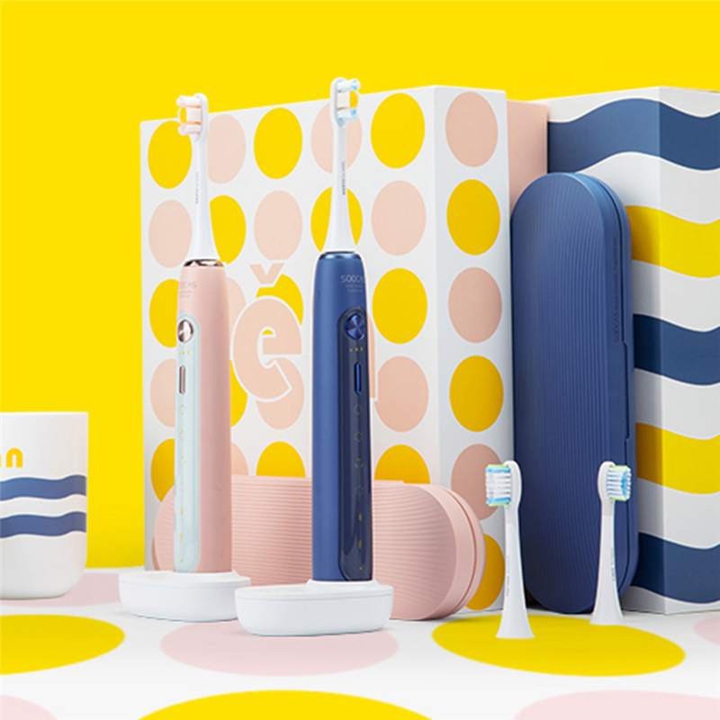 SOOCAS X5 Smart Whitening Electric Toothbrush Ultrasonic Vibration 12 Brushing Mode Oral Teeth ...