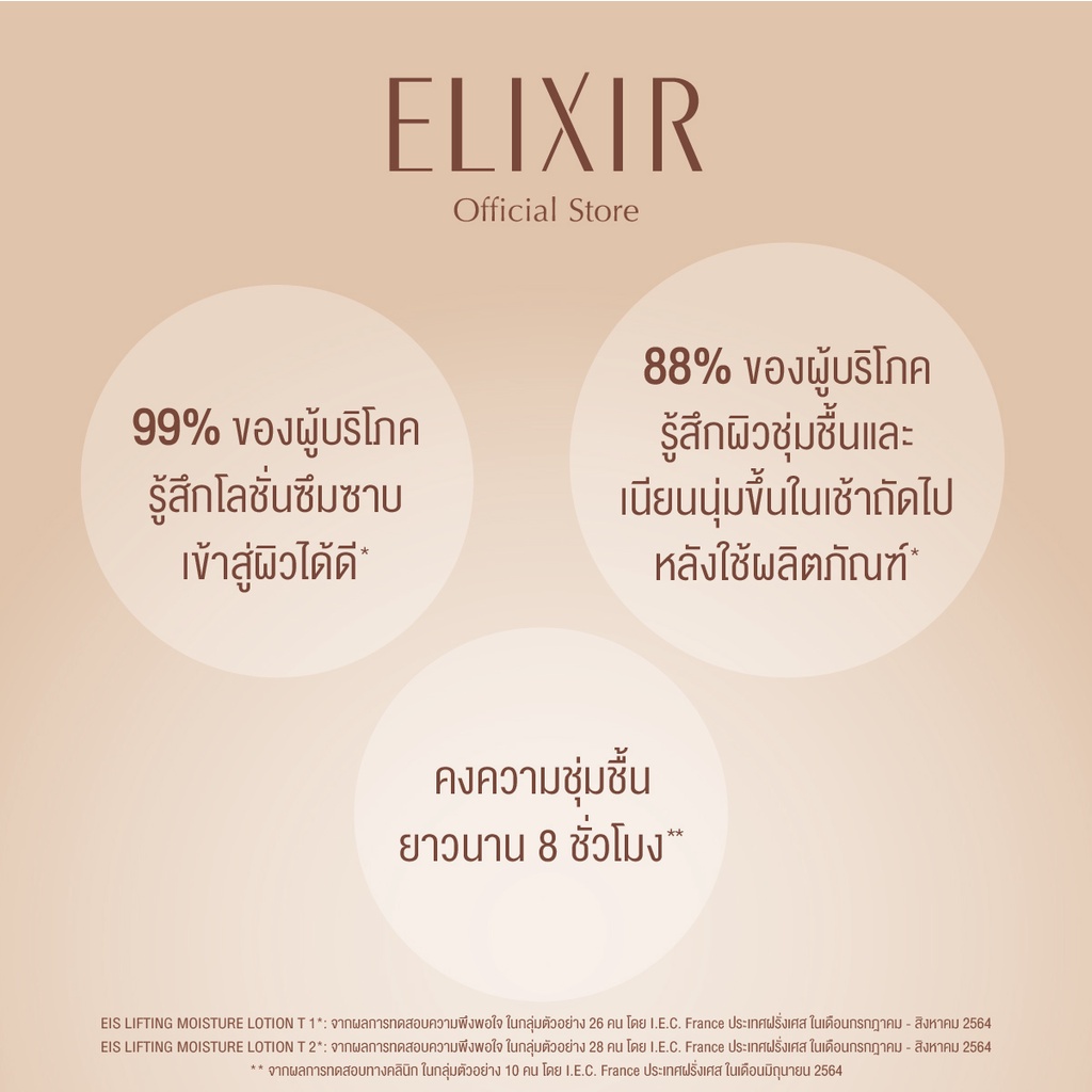 Elixir อิลิคเซอร์ ลิฟติ้ง มอยส์เจอร์ โลชั่น 2 ผิวผสม-แห้ง 170มล. (โลชั่นฟื้นผิวกระชับ) - elixir ...