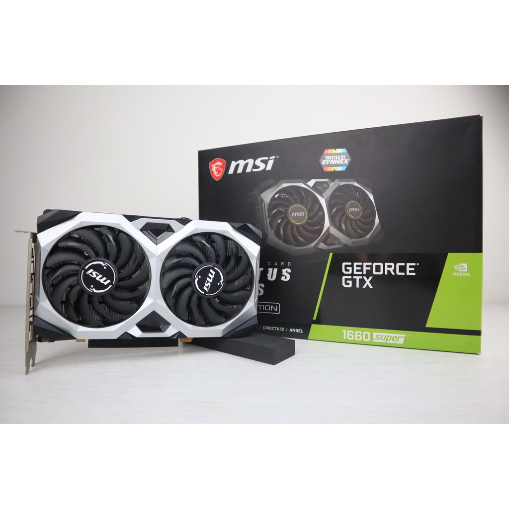 การ์ดจอ MSI GEFORCE GTX 1660 SUPER VENTUS XS OC - 6GB GDDR6 มือสอง มี ...