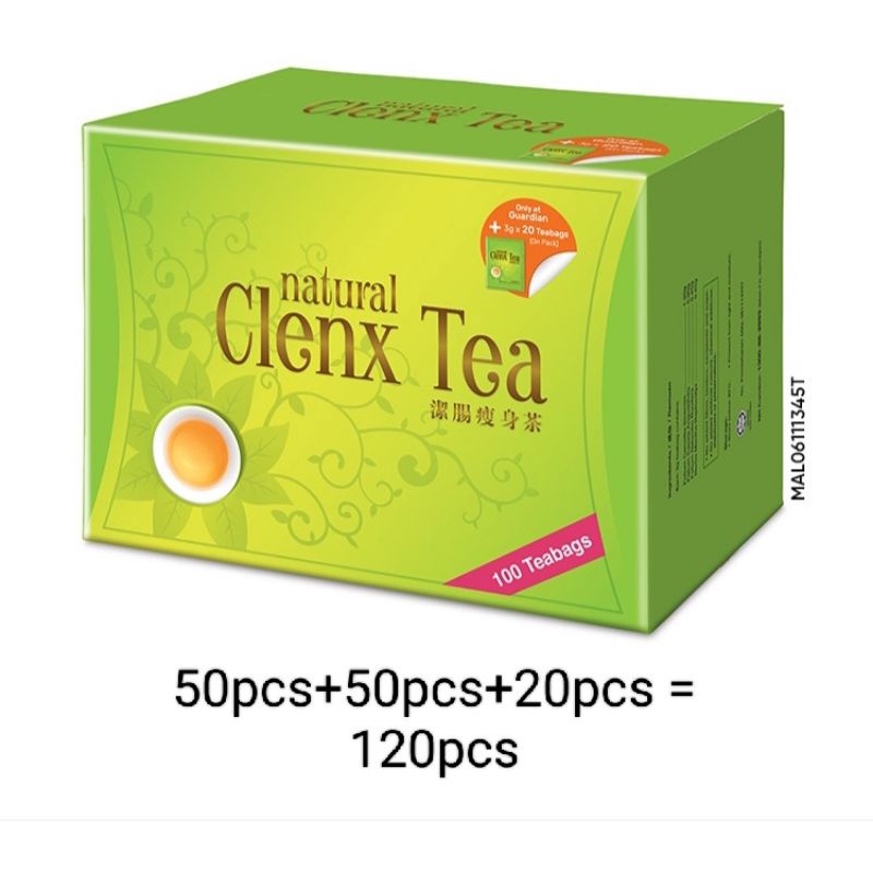 Natural clenx tea (40s+10s+5s)(50s+50s+20s) | Shopee Thailand