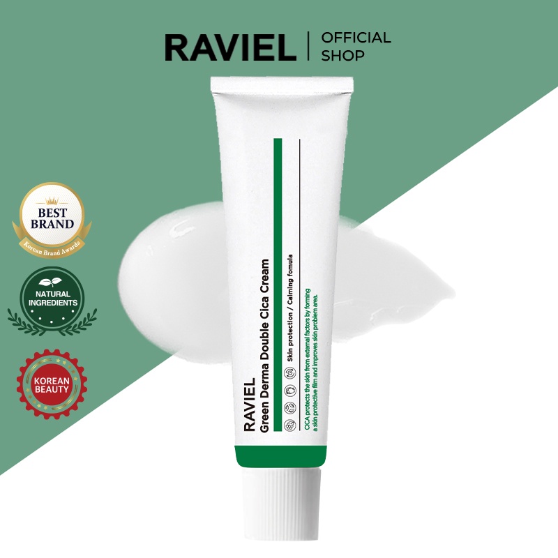 [RAVIEL] Green Derma Double Cica ครีมบํารุงผิวหน้า ให้ความชุ่มชื้น ...