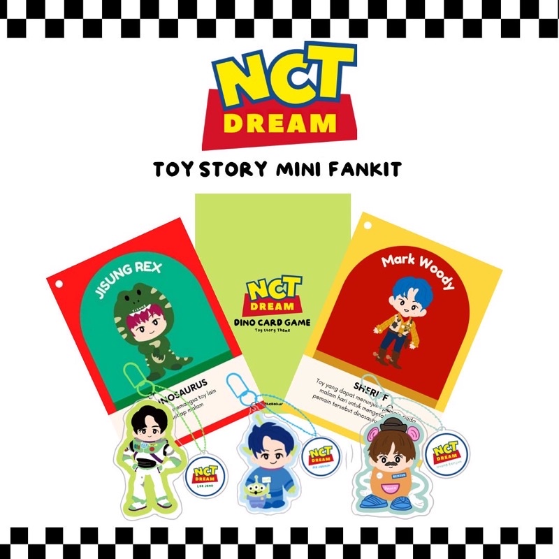 พวงกุญแจ MAFIA CARD NCT DREAM TOY STORY MINI FANKIT โดย Hellohurt ...