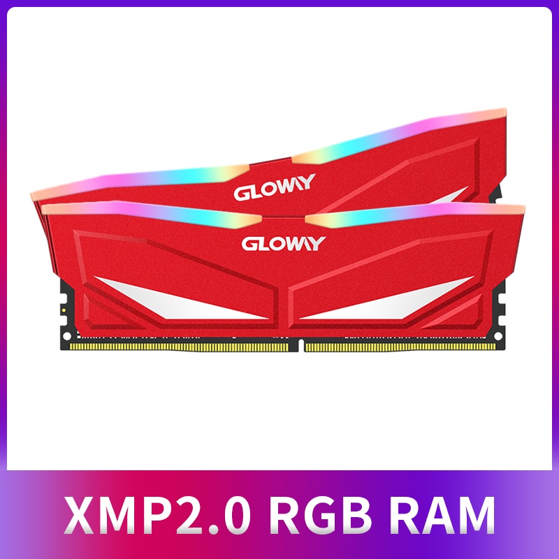 New Arrival Gloway RAM RGB DDR4 8GBX2 16GB 3000MHZ 3200MHz RAM DIMM 288 ...
