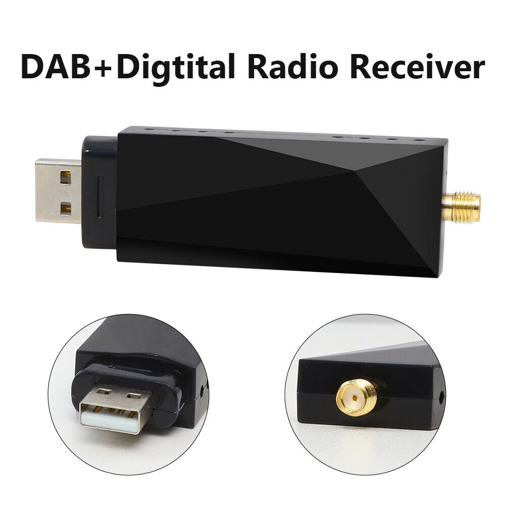 Dab Radio Receiver In Car Antenna Digital Dab+ Adapter Tuner Box Audio ...