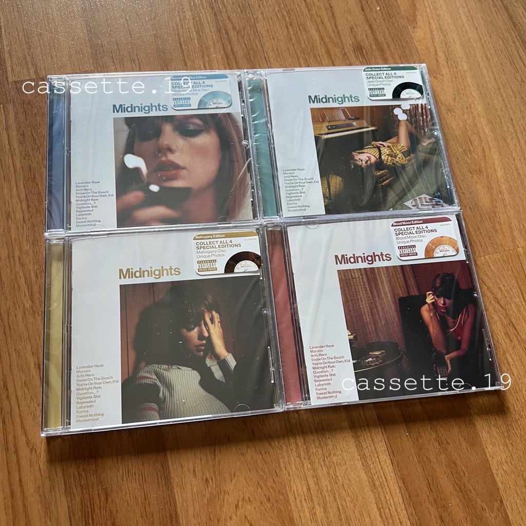 พร้อมส่ง แท้100 CD Taylor Swift Midnights (EU) ซีดี Taylor Swift ของแท้ ...