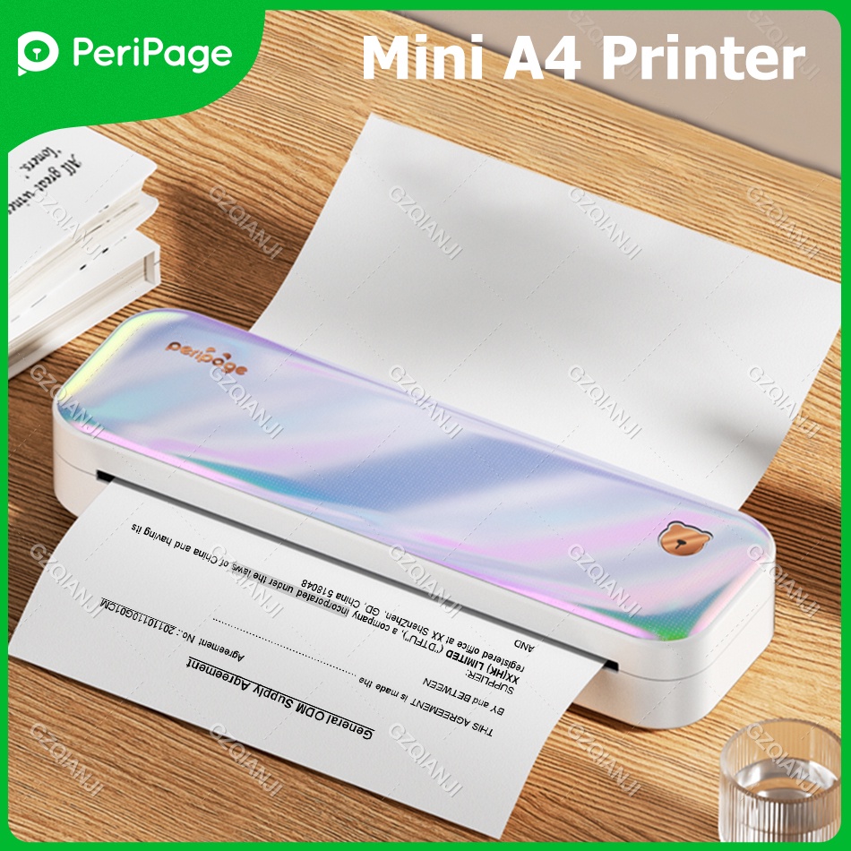 PeriPage A4 Printer Mini Portable A40 Paper Thermal Printers Direct ...